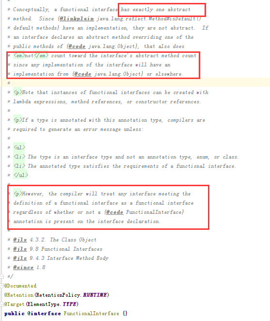 Java8新特性函数式接口functionalinterface使用说明 Csdn博客 