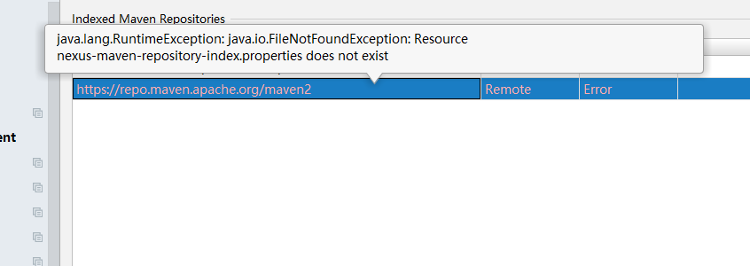 idea出现 Resource_nexus-maven-repository-index.properties does not exist-CSDN博客