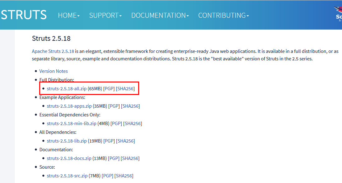 Struts 2.5.18 下载指南-CSDN博客