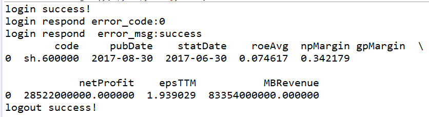 BaoStock：使用python的baostock接口，查询季频盈利能力-CSDN博客