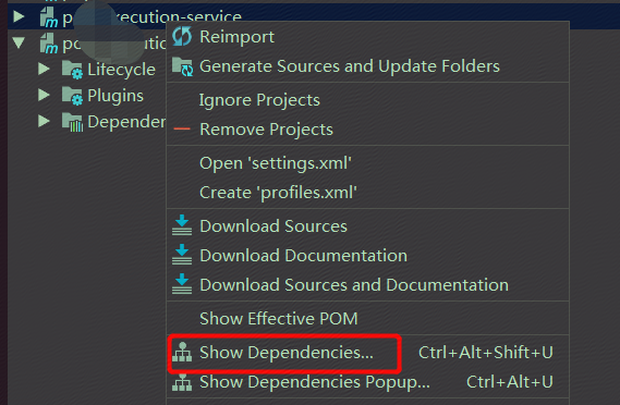 idea 查看maven library 是哪个dependency 引入的-CSDN博客