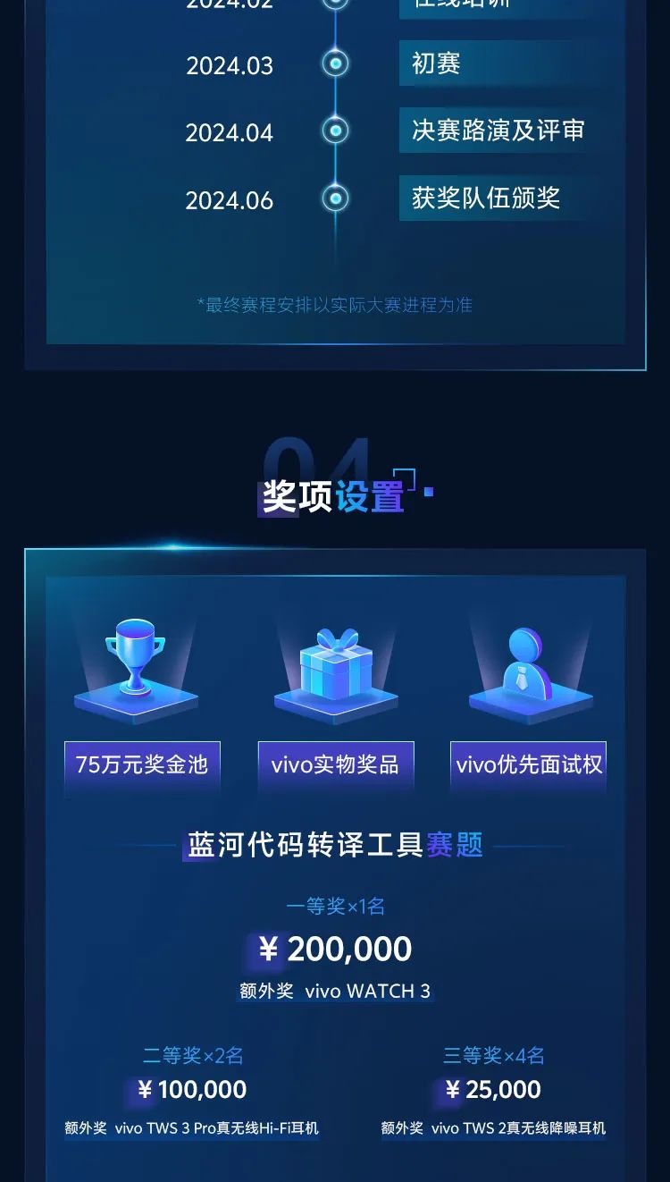 vivo 蓝河操作系统创新赛火热报名中，75万奖金池等你来挑战！ - OSCHINA - 中文开源技术交流社区