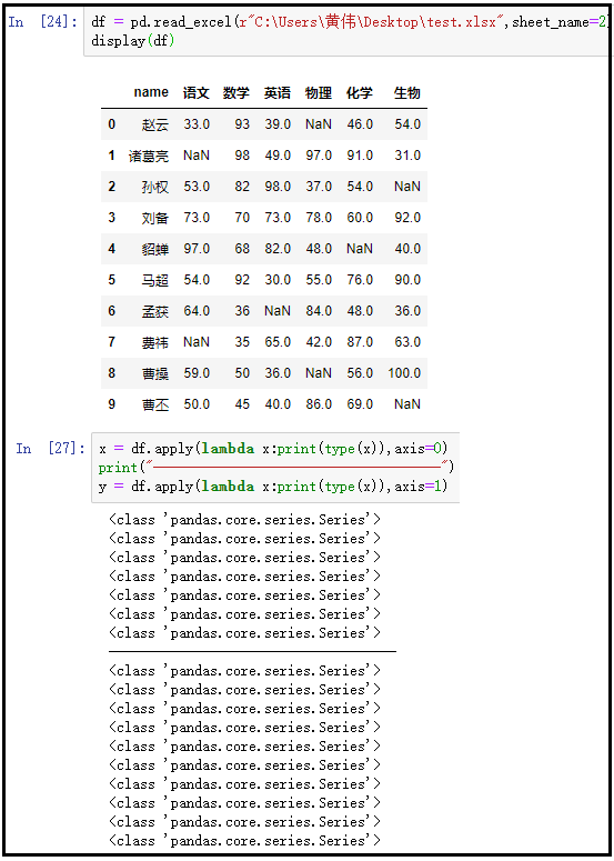 DataFrame(11)：数据转换——apply(),applymap()函数的使用 - math98 - 博客园