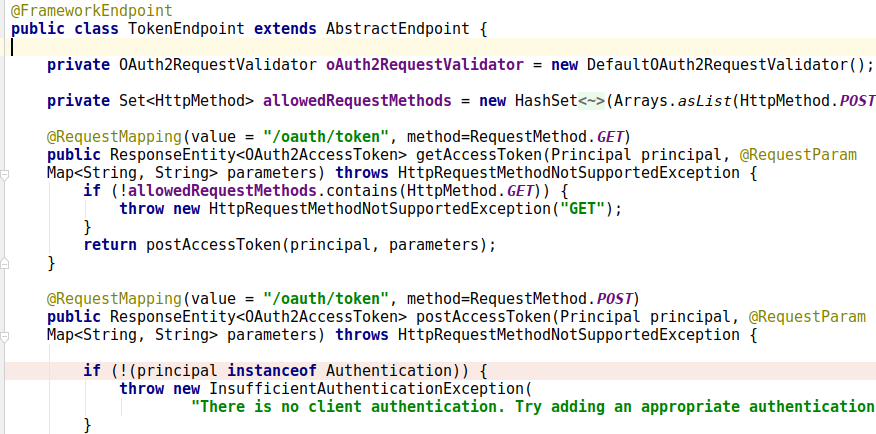 Springsecurity Oauth2之tokenendpoint Java Weixin 34167043的