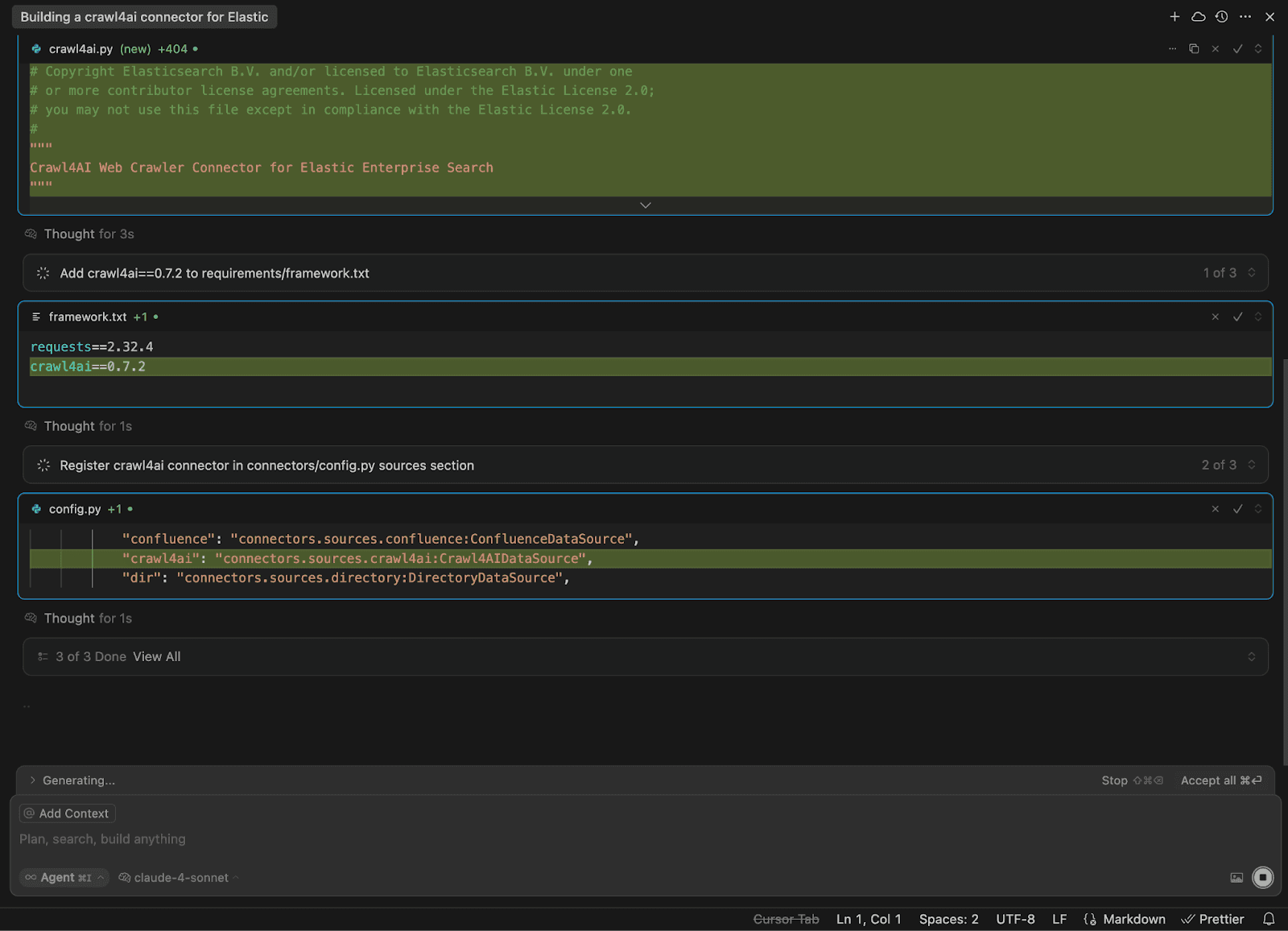 使用 LLMs 快速构建 Elastic connector：一个 Crawl4AI 教程 - OSCHINA - 中文开源技术交流社区