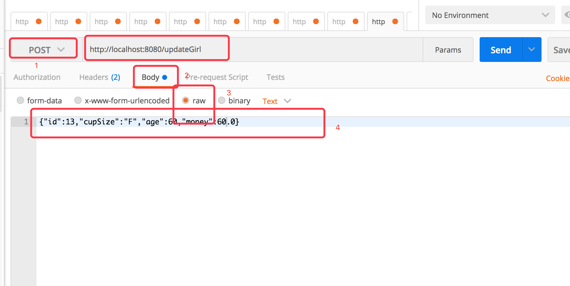 Postman 提交json数据，用来更新表数据 Csdn博客