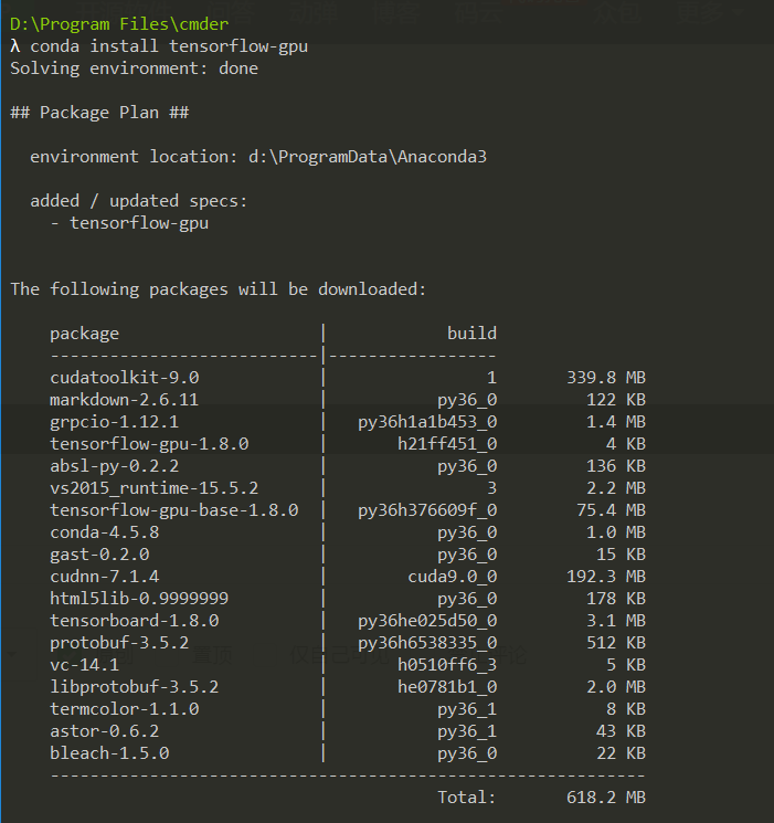 TensorFlow gpu 版 安装-CSDN博客