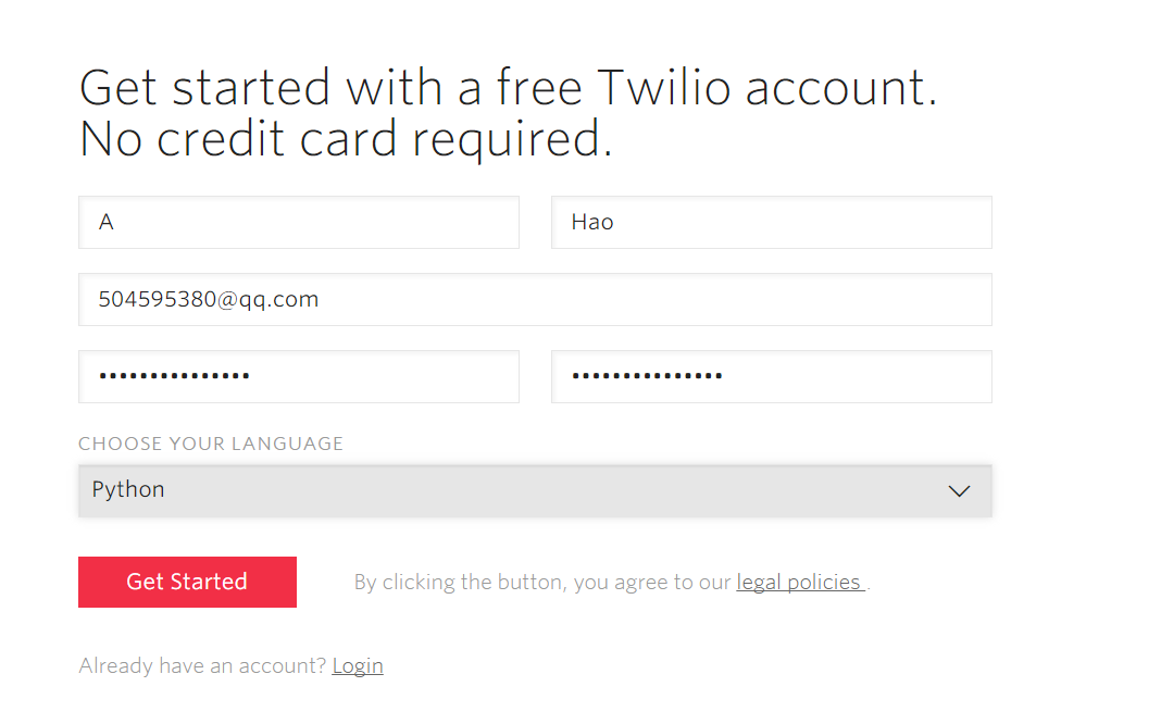 Python 发送短信 Twilio Csdn博客 0285