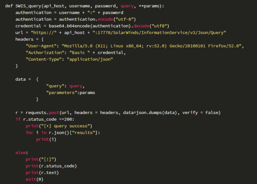 SolarWinds Orion API H MdEditor SolarWinds Orion API H MdEditor