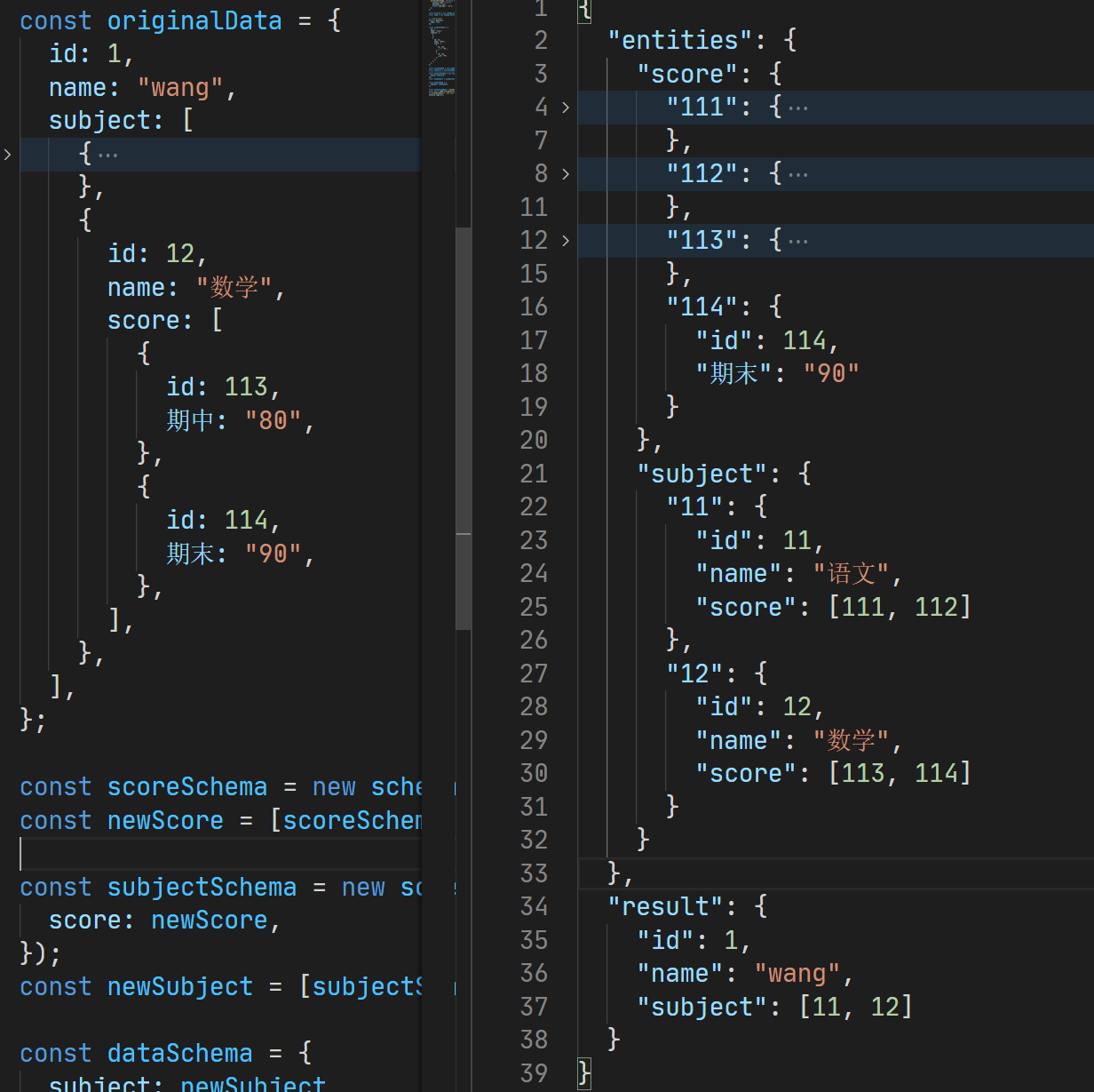 normalizr 数据格式化 规范数据接口-CSDN博客