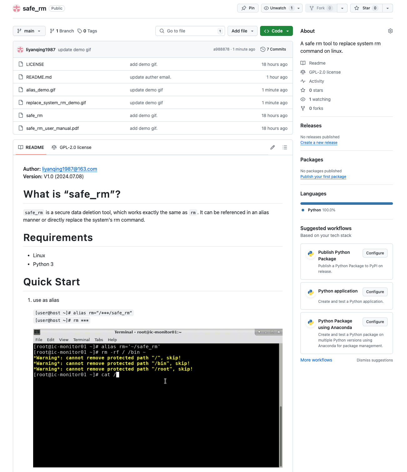safe_rm: 一种安全的Linux数据删除工具 - OSCHINA - 中文开源技术交流社区