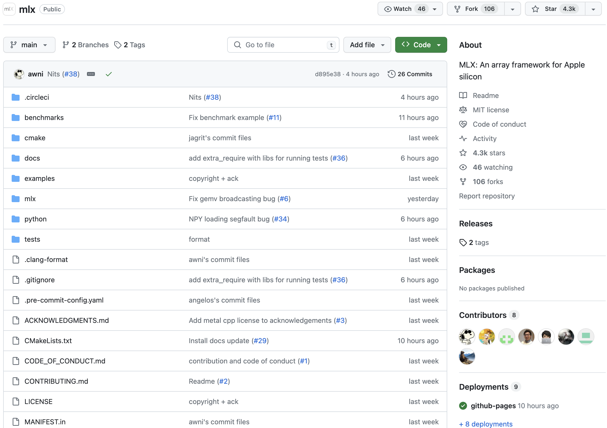 苹果开源深度学习框架 MLX，专门针对 Apple Silicon 芯片优化 - OSCHINA - 中文开源技术交流社区