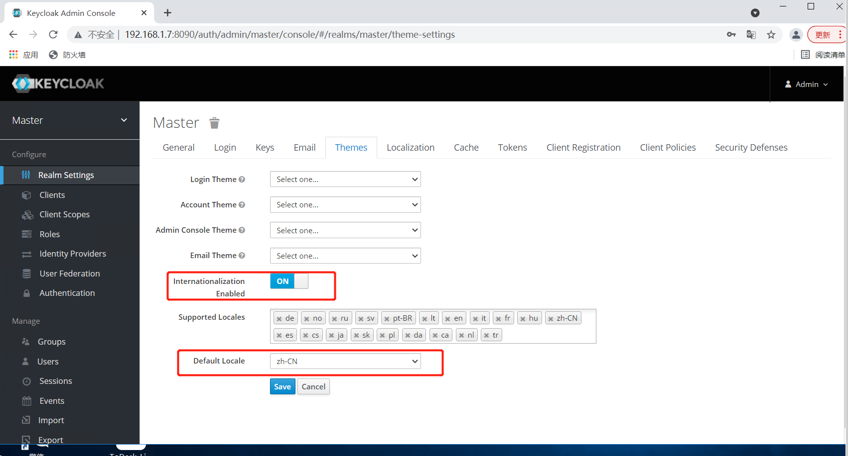 Keycloak设置中文控制台 - OSCHINA - 中文开源技术交流社区