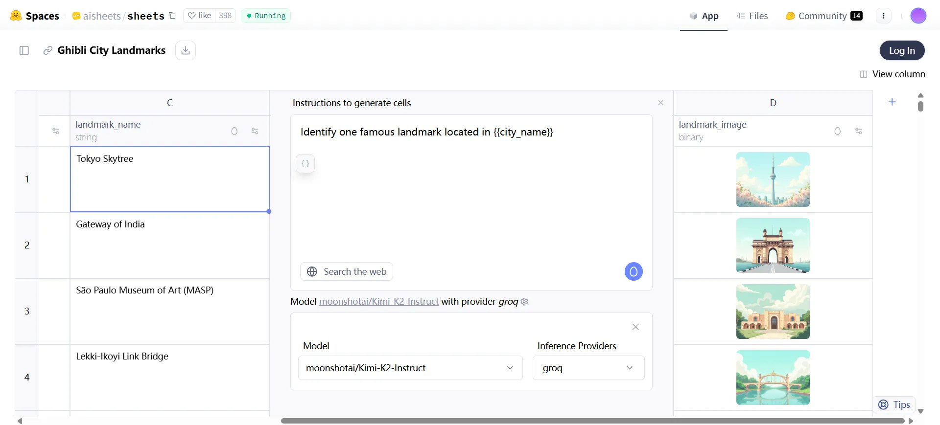 Hugging Face 发布 AI Sheets，使用 AI 模型处理数据集的开源工具 - OSCHINA - 中文开源技术交流社区