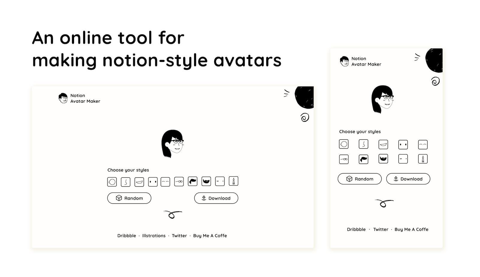 Notion-Avatar首页、文档和下载 - Notion 风格头像在线生成工具 - OSCHINA - 中文开源技术交流社区