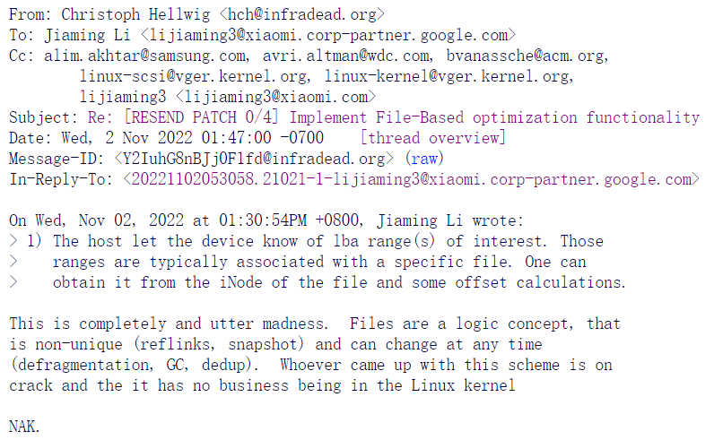 Linux 获得一批被评为“完全疯狂”的 UFS 文件优化补丁 - OSCHINA - 中文开源技术交流社区