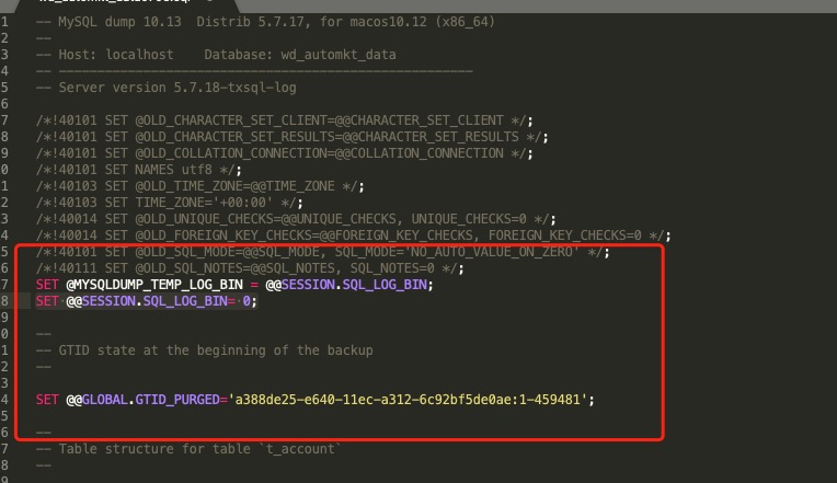 Mysql 数据导入报错：ERROR 1227 (42000) at line 22: Access denied; you need (at least one of ...