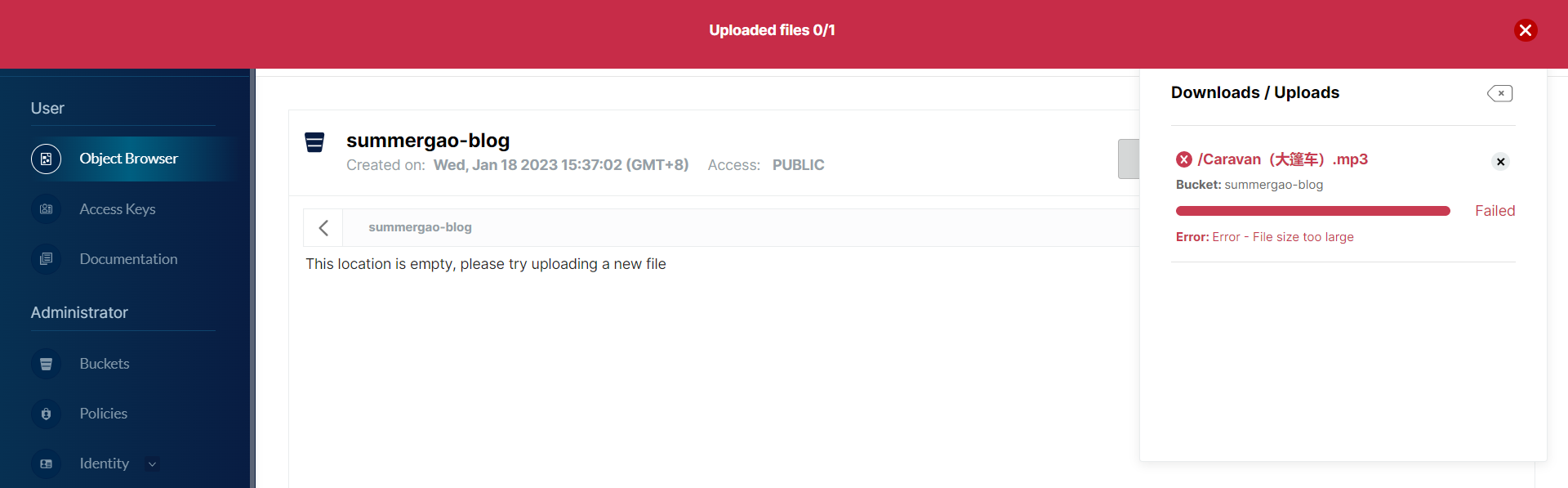 【解决】nginx代理下 Minio上传文件报error Error File Size Too Large 问题 Summergao 的博客 Csdn博客