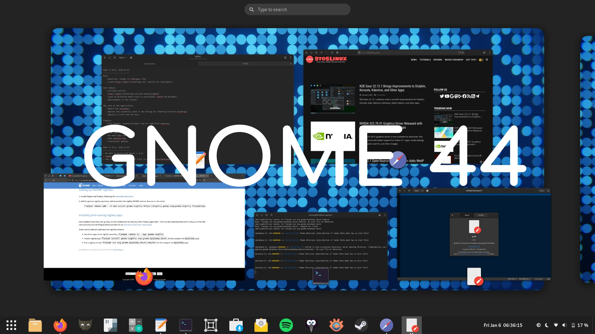 GNOME 44 发布首个 RC，正式版将于本月底推出 - OSCHINA - 中文开源技术交流社区