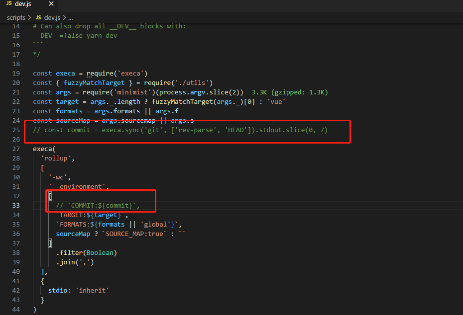 Vue3 源码调试报错 Error Command Failed With Exit Code 1 Git Rev Parse Head Oschina 中文开源技术交流社区