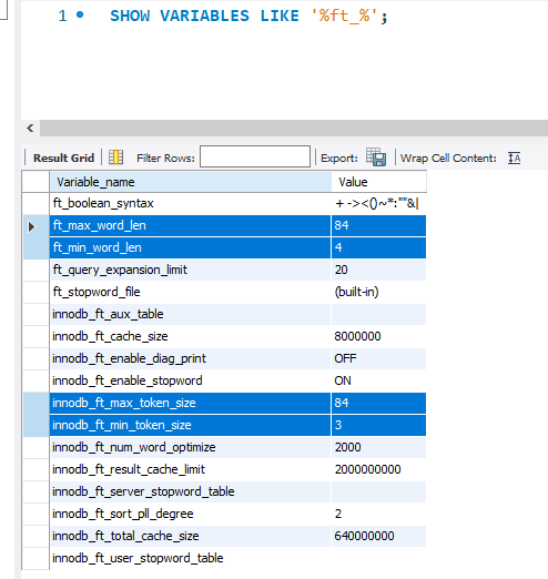 Mysql全文索引的简单使用 航行学园 