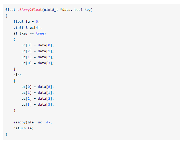 技术分享 | float类型与uint8数组的相互转换 - OSCHINA - 中文开源技术交流社区