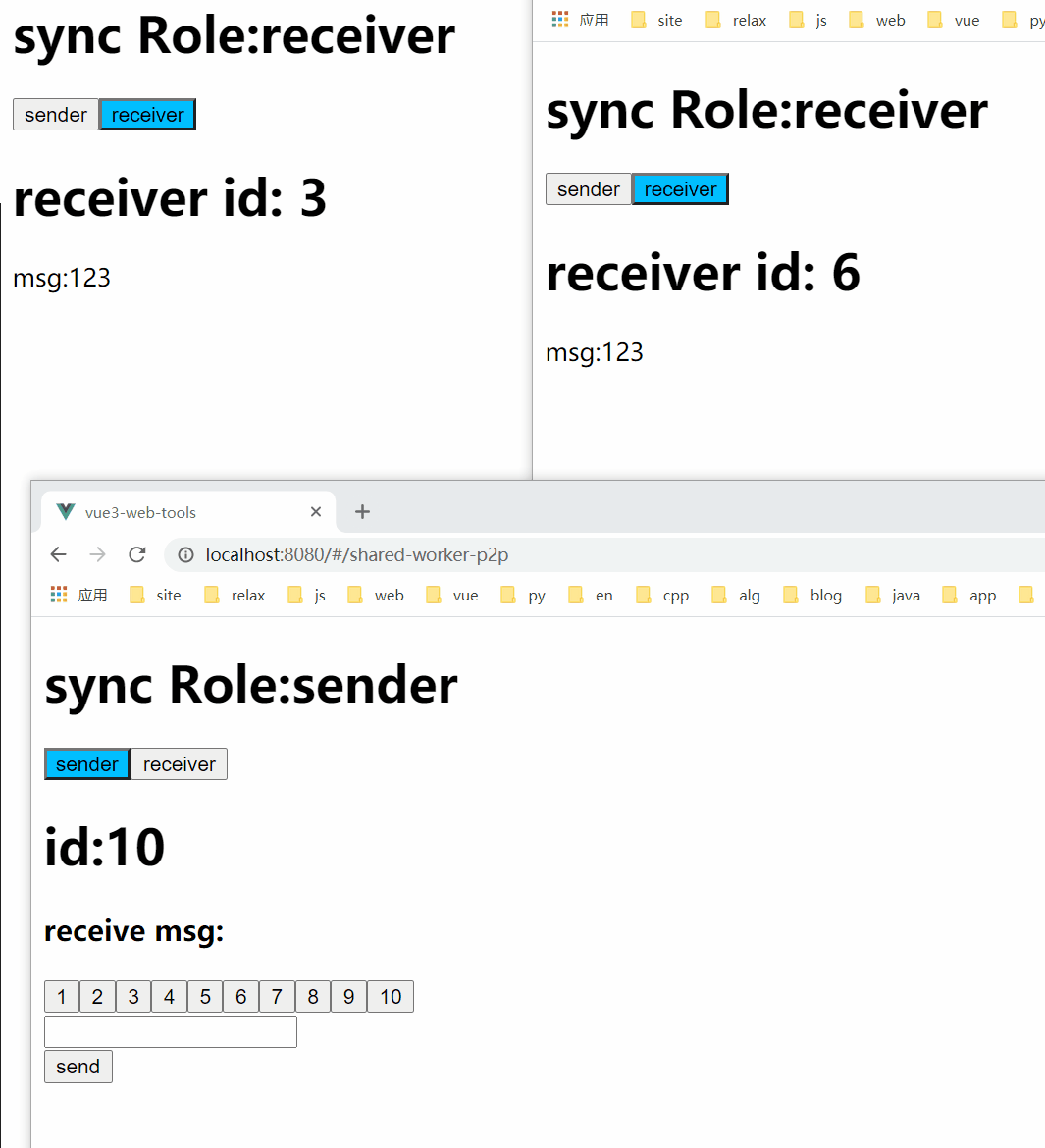 利用 shortid 替代库 nanoid 配合 sharedworker和BroadcastChannel实现指定发送方的通信-CSDN博客