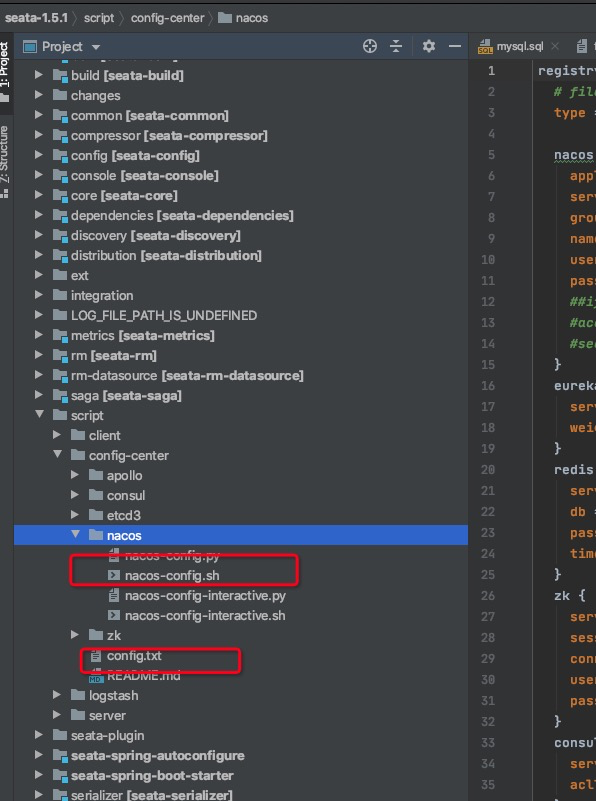 SpringCloud.H + Nacos1.4.1 + 分布式事物 Seata1.5.1 redis版本（30） - OSCHINA - 中文开源技术交流社区