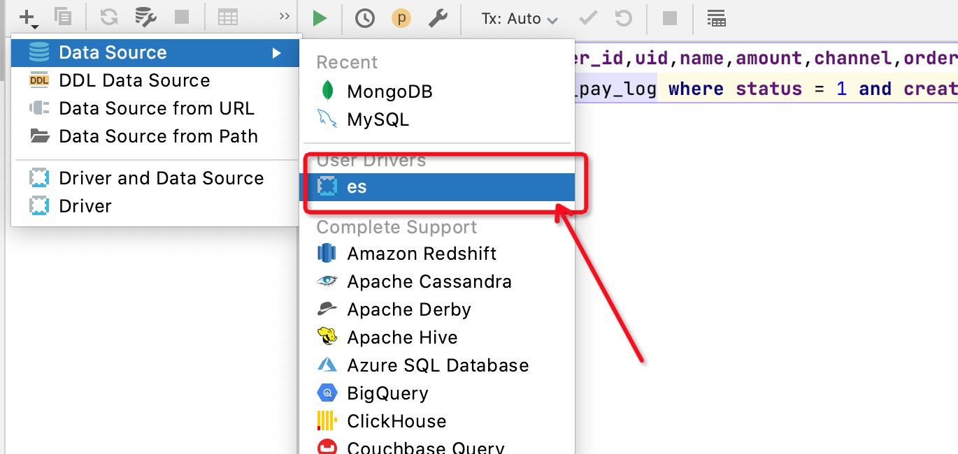 DataGrip做ElasticSearch可视化工具 - OSCHINA - 中文开源技术交流社区