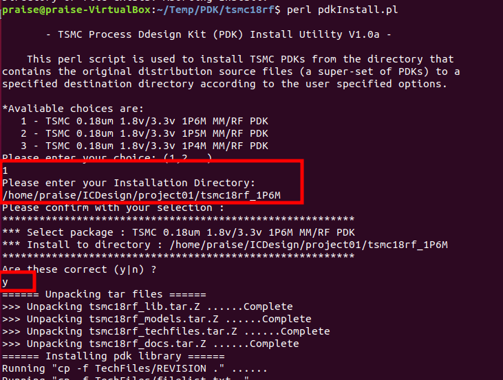 安装台积电PDK tsmc18rf - OSCHINA - 中文开源技术交流社区