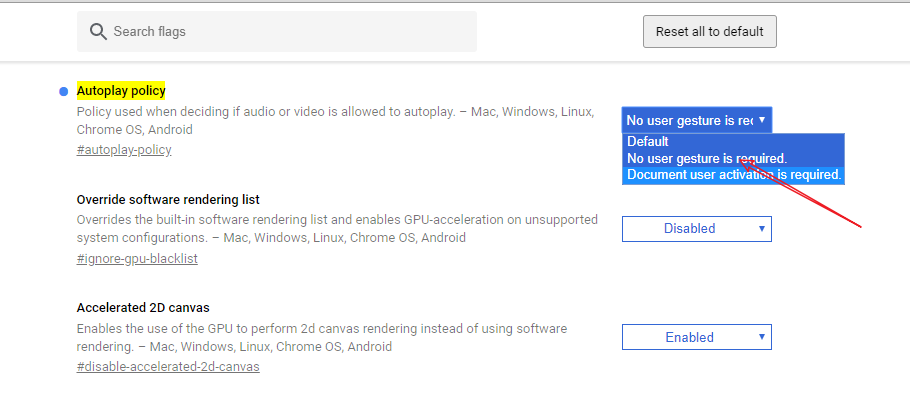html5 autoplay不起作用 Uncaught (in promise) DOMException: play() failed because the user didn't ...