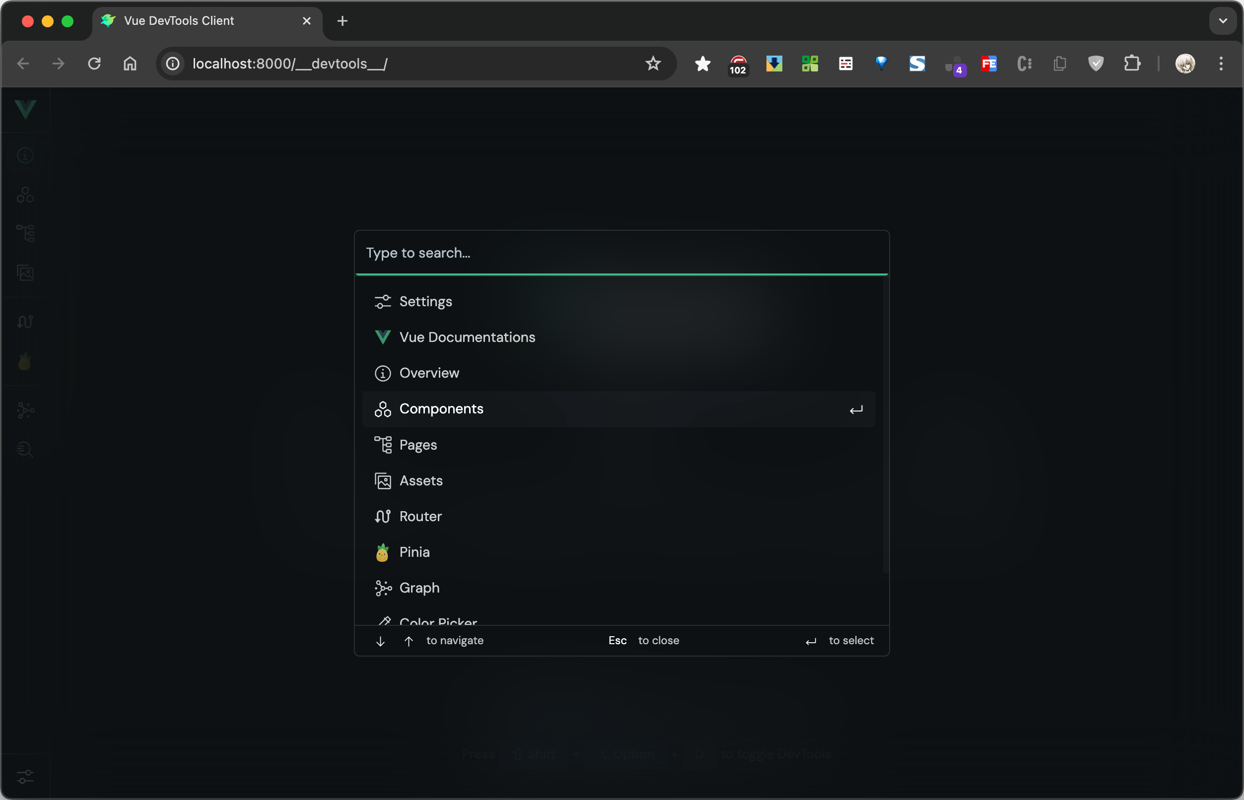 新一代 Vue 开发者工具——vue Devtools Next 发布浏览器扩展 Oschina 中文开源技术交流社区