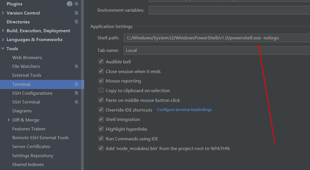 webstorm 配置powershell 命令行-CSDN博客